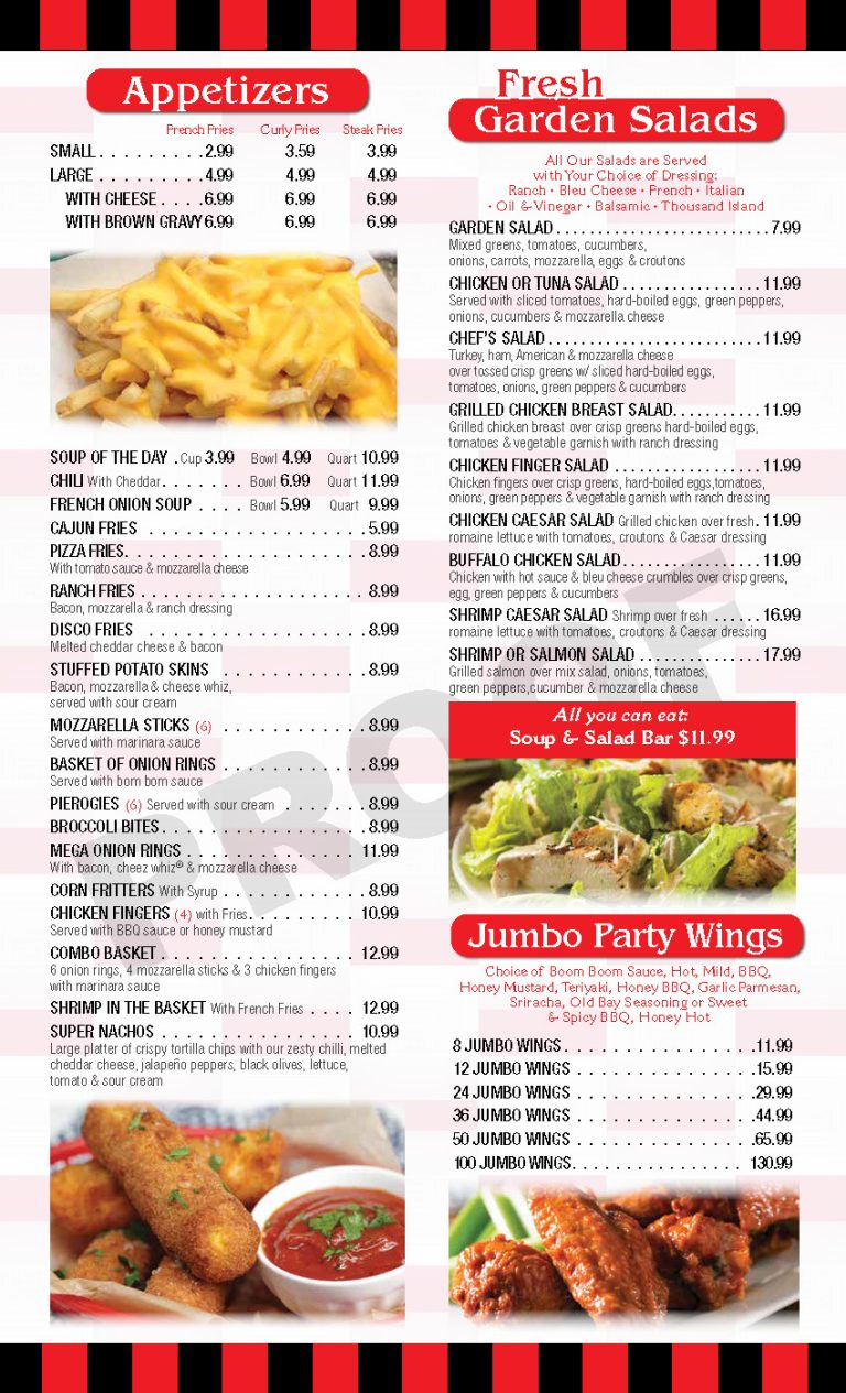 Menu - Fairlane Diner